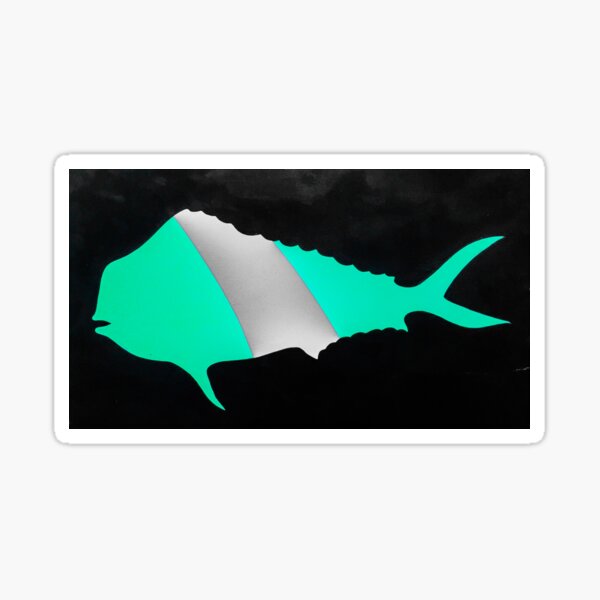 "Mahi mahi " Sticker by barryknauff | Redbubble