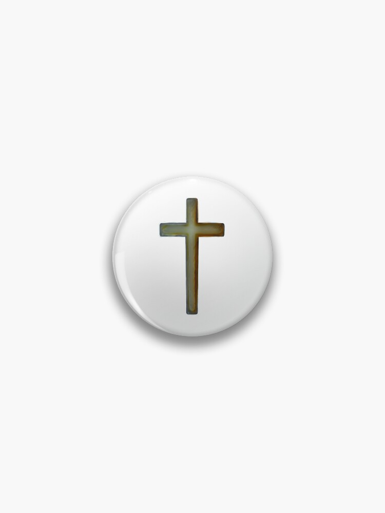 "Christian Cross" Pin for Sale by Goldwae | Redbubble