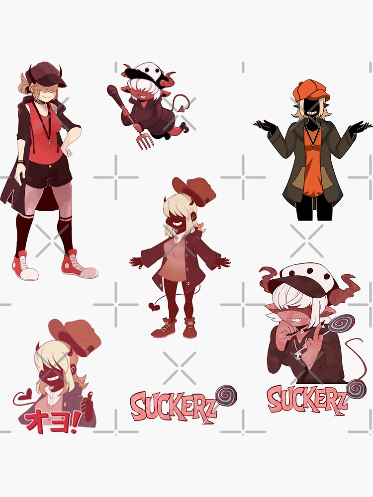 "Demondice Collection" Sticker for Sale by Mad Factory Designs | Redbubble