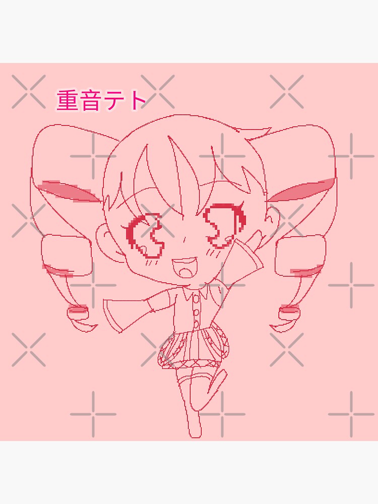 "Happy Teto" Sticker for Sale by BerryAzureclaw | Redbubble