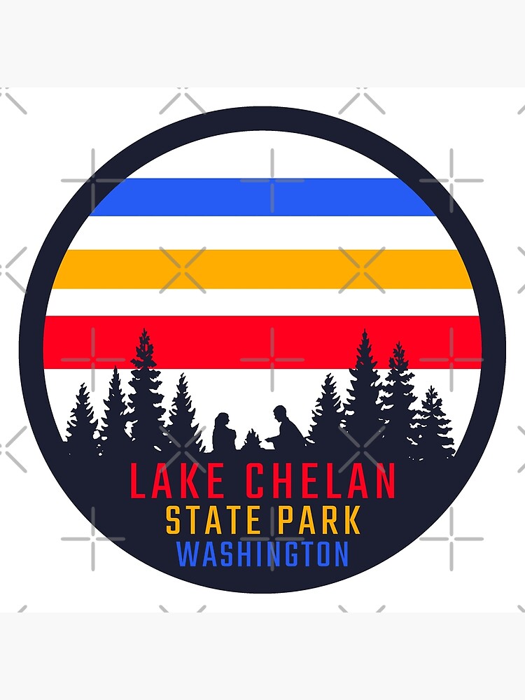 "Lake Chelan State Park Logo" Art Print for Sale by VanyaKar | Redbubble