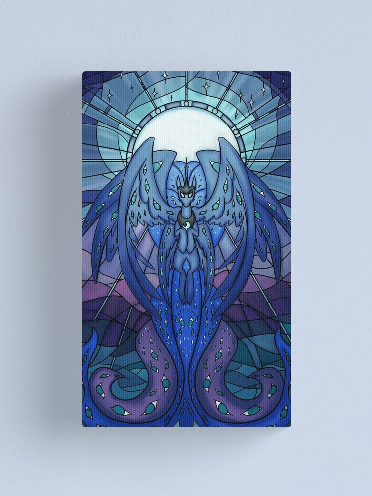 "Biblically Accurate Luna" Canvas Print for Sale by RocketLawnchArt ...