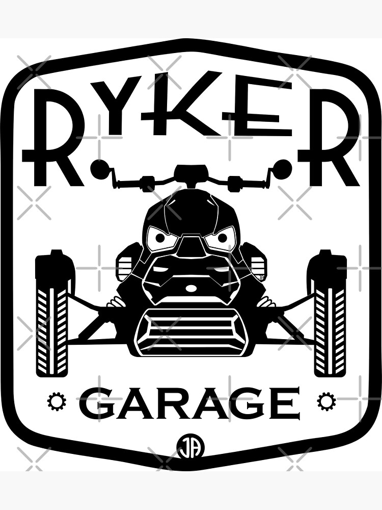 "Can-Am Ryker Garage" Poster for Sale by Julio Aburto | Redbubble