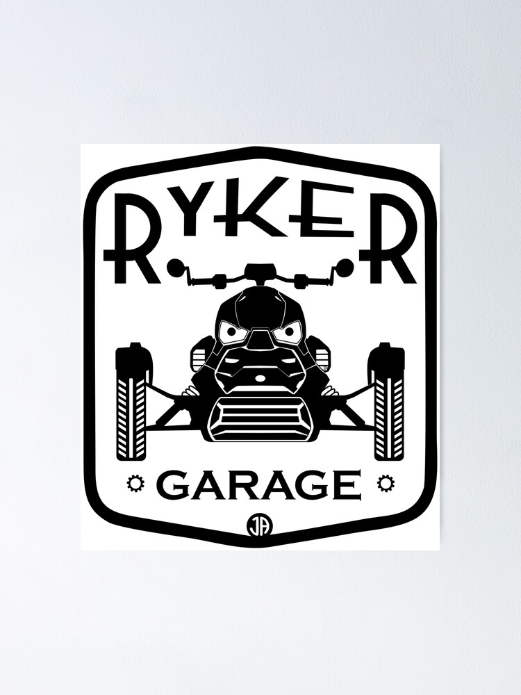 "Can-Am Ryker Garage" Poster for Sale by Julio Aburto | Redbubble