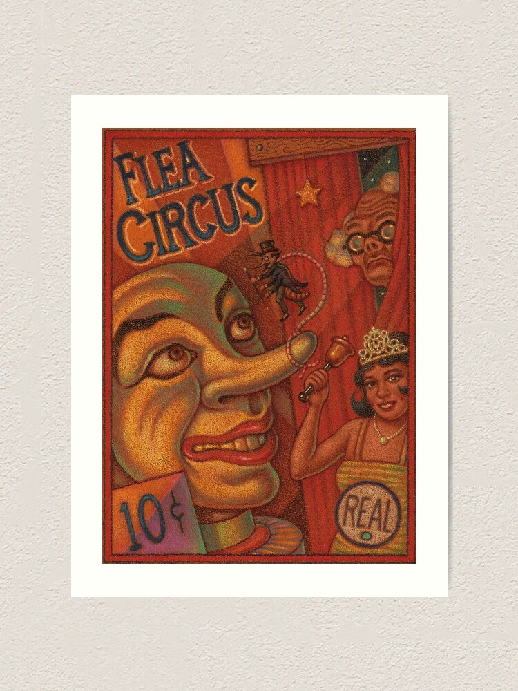 "Flea Circus" Art Print by ThomasSciacca | Redbubble