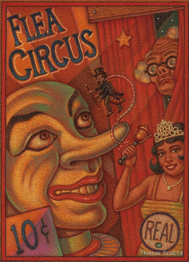 "Flea Circus" by Thomas Sciacca | Redbubble