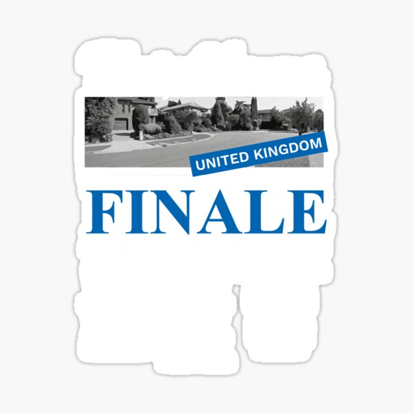 "Neighbours Finale - UK" Sticker for Sale by Johnacon | Redbubble