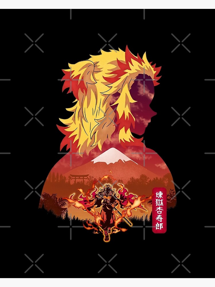 "Rengoku Kyoujurou - Kimetsu No Yaiba" Art Print for Sale by ...
