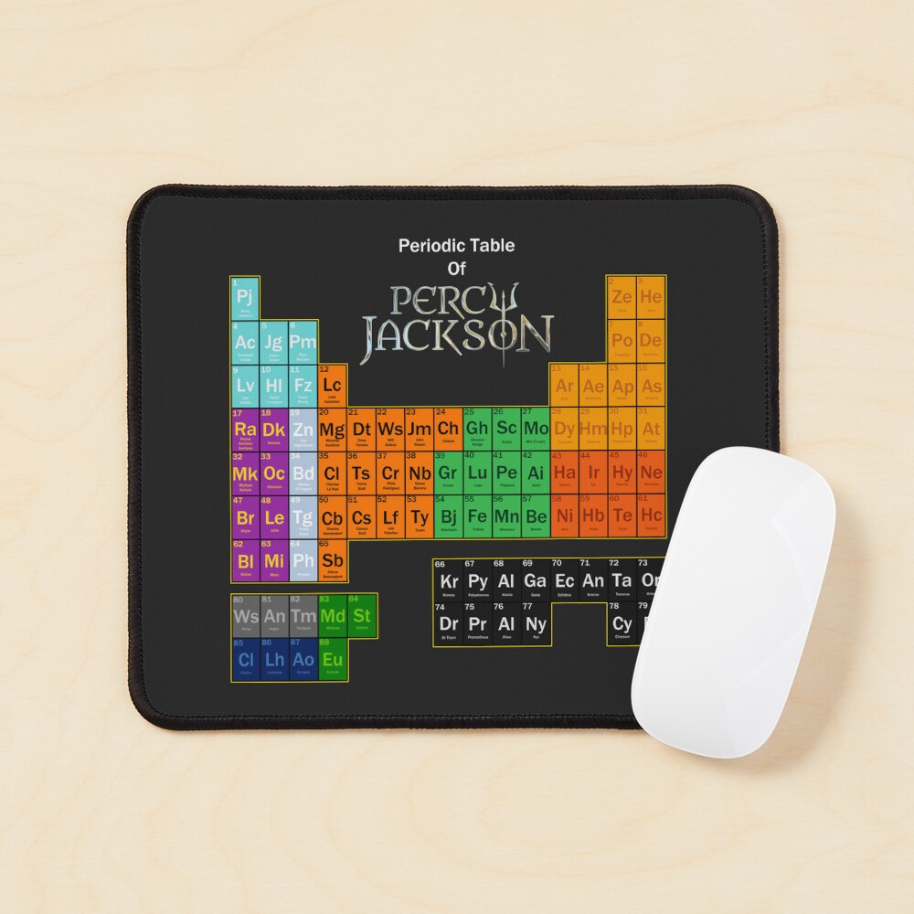 "Periodic Table of Percy Jackson" Art Board Print for Sale by Emma1706 ...