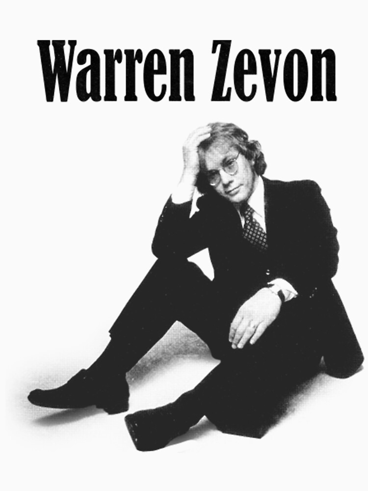 "Warren Zevon" T-shirt for Sale by GJCornelius | Redbubble | warren ...