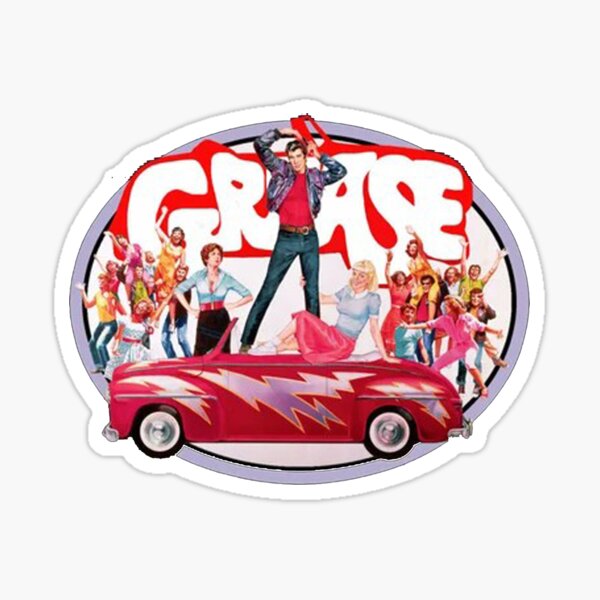 "Grease Vintage" Sticker for Sale by mulyanadua | Redbubble