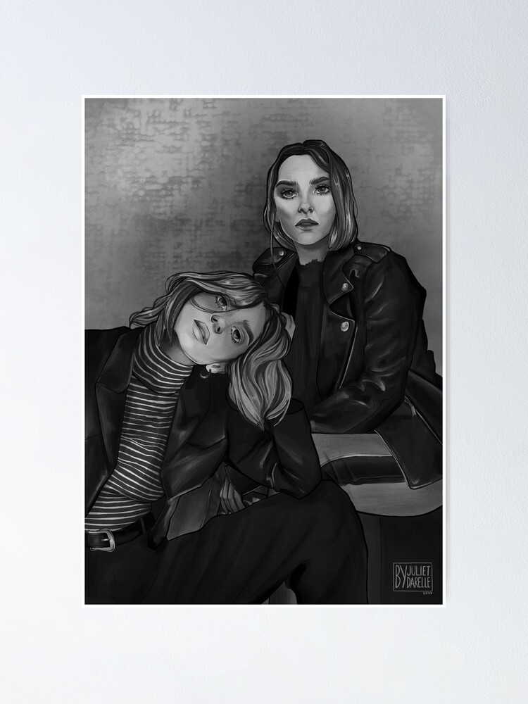 "Jodie Comer & Maya Hawke" Poster for Sale by JulietDarelle | Redbubble