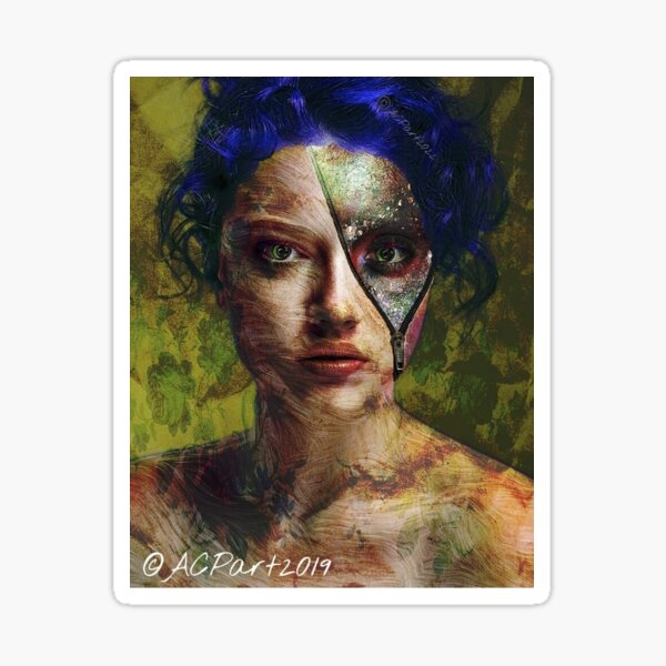 "Mystical Monster " Sticker for Sale by ACP-art | Redbubble