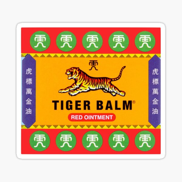 "Tiger Balm Red Ointment" Sticker for Sale by smartphowned | Redbubble