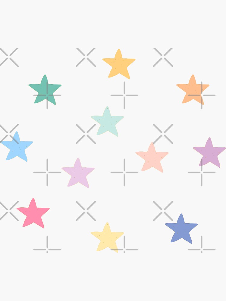 "cute stars" Sticker for Sale by Sim293 | Redbubble