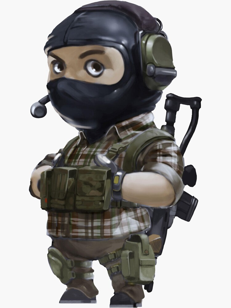 "Cartoon PMC - Escape From Tarkov" Sticker for Sale by ContTraders ...