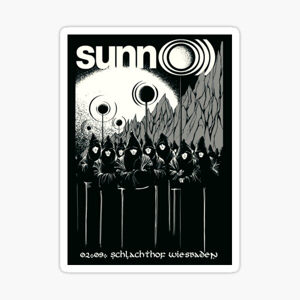 "Official Merchandise of Sunn O art " Sticker for Sale by reginaimes ...