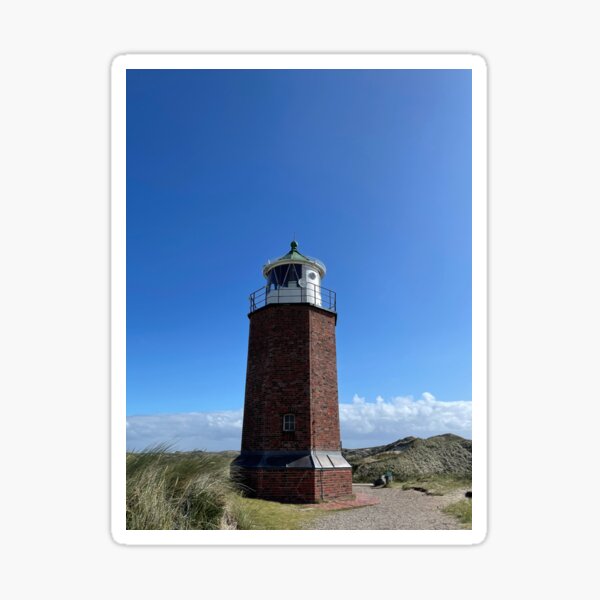 "Sylt lighthouse" Sticker for Sale by stargirl1927 | Redbubble