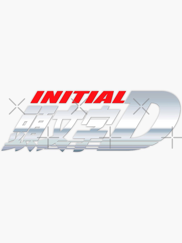 "Initial D" Sticker for Sale by Batotastore | Redbubble