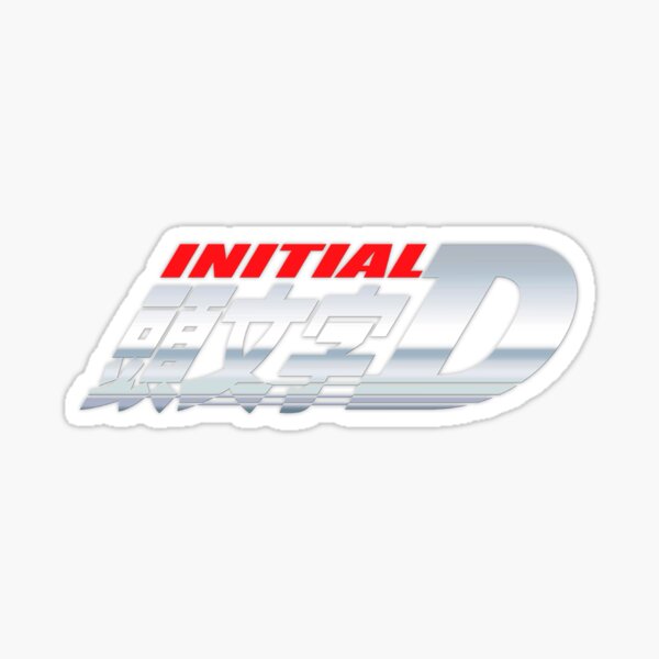 "Initial D" Sticker for Sale by Batotastore | Redbubble