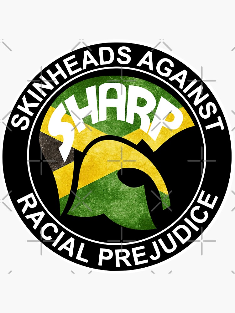 "Skinheads Against Racial Prejudice Jamaica" Sticker for Sale by ...