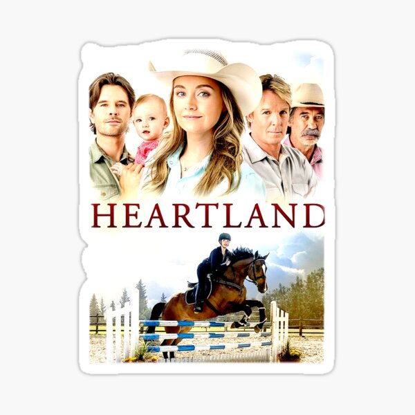 "AMY ET TY HEARTLAND" Sticker for Sale by biancaliterf | Redbubble