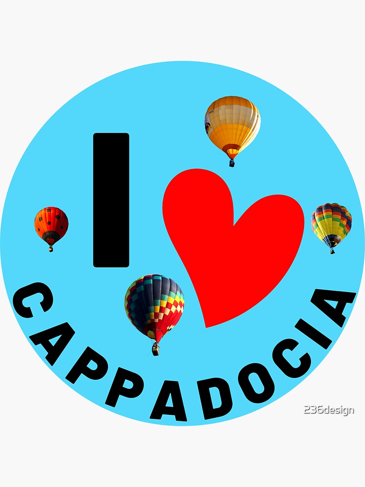 "Cappadocia" Sticker for Sale by 236design | Redbubble