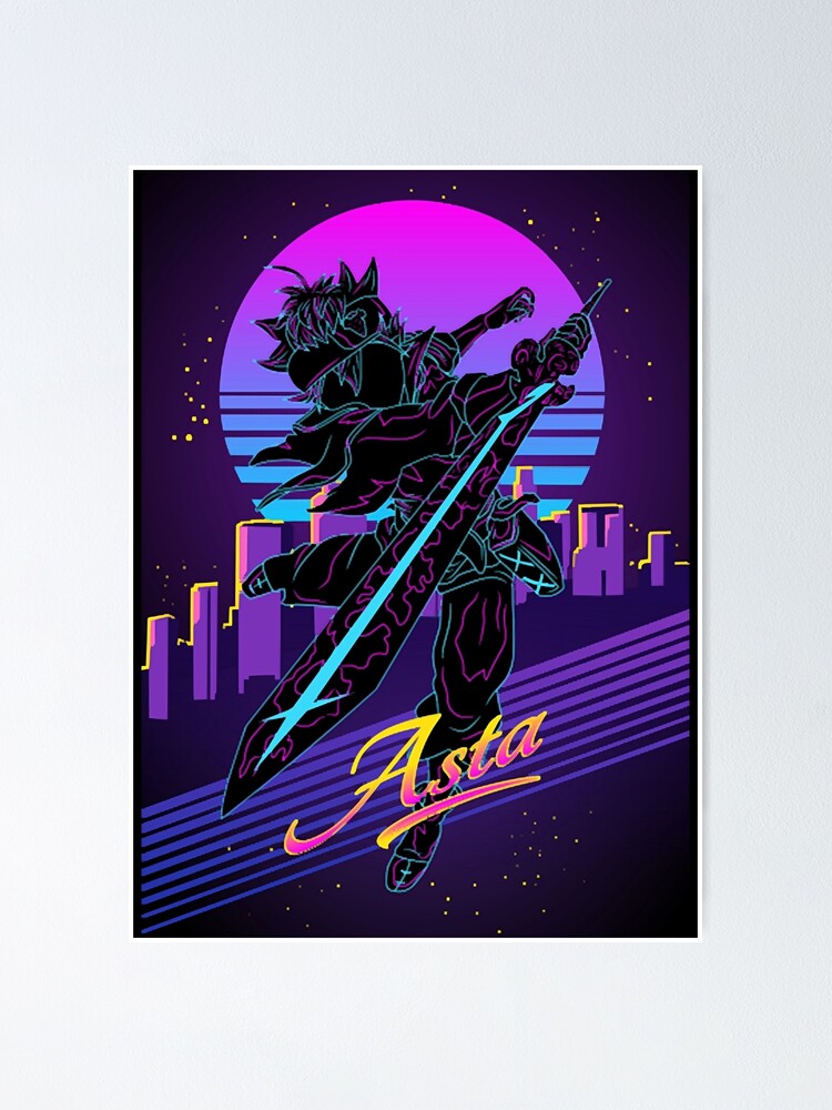 "Asta - Black Clover " Poster for Sale by TimothyJa68066 | Redbubble