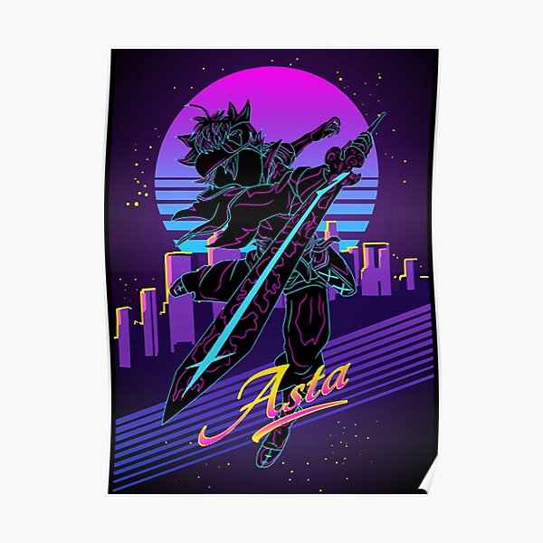"Asta - Black Clover " Poster for Sale by TimothyJa68066 | Redbubble