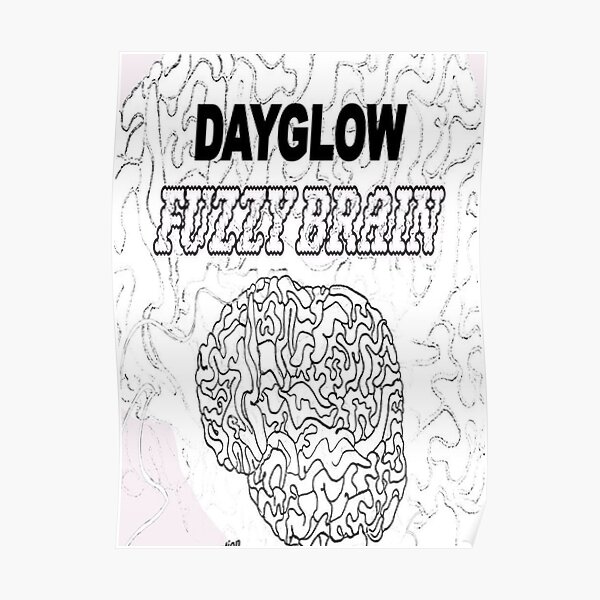 "Fuzzy brain" Poster for Sale by Apreil | Redbubble
