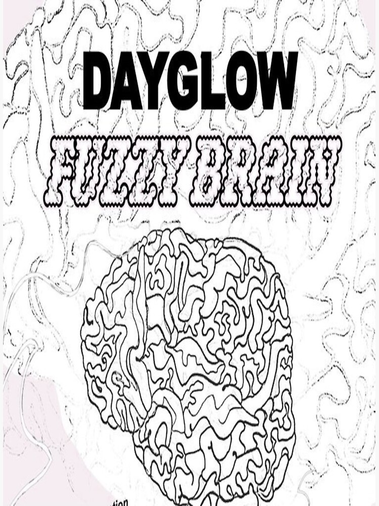"Fuzzy brain" Sticker for Sale by Apreil | Redbubble