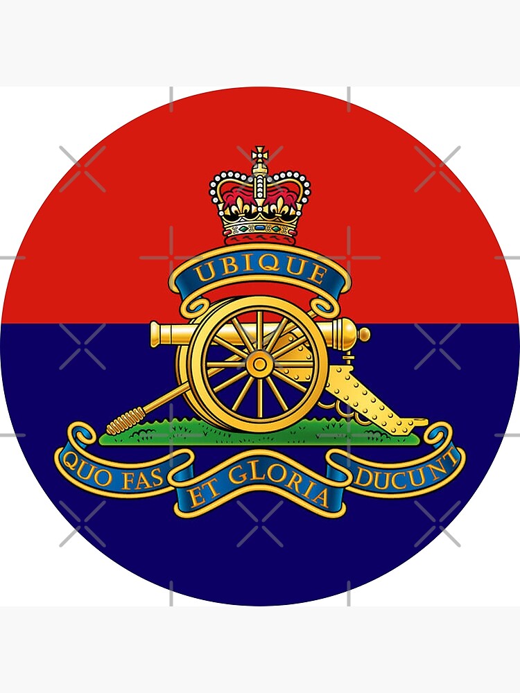 "Royal Artillery Cap Badge (circular" Poster for Sale by ...