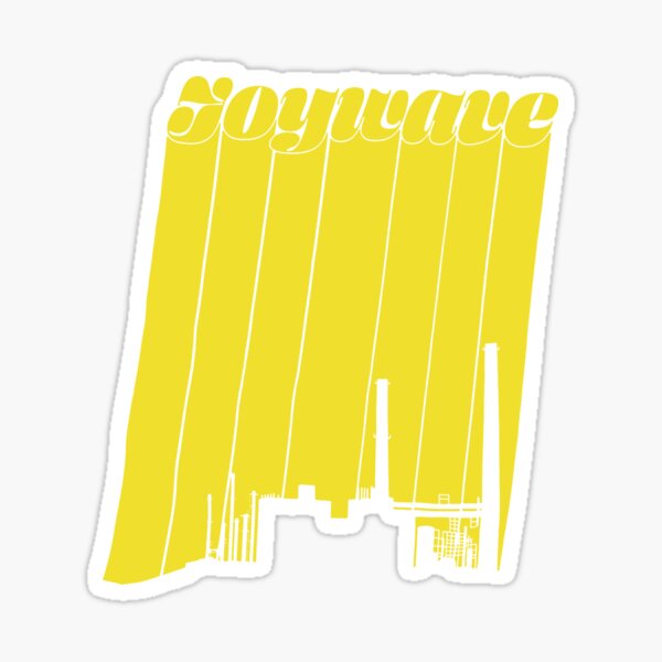 "Yellow logo Joywave " Sticker for Sale by pianahakwde | Redbubble