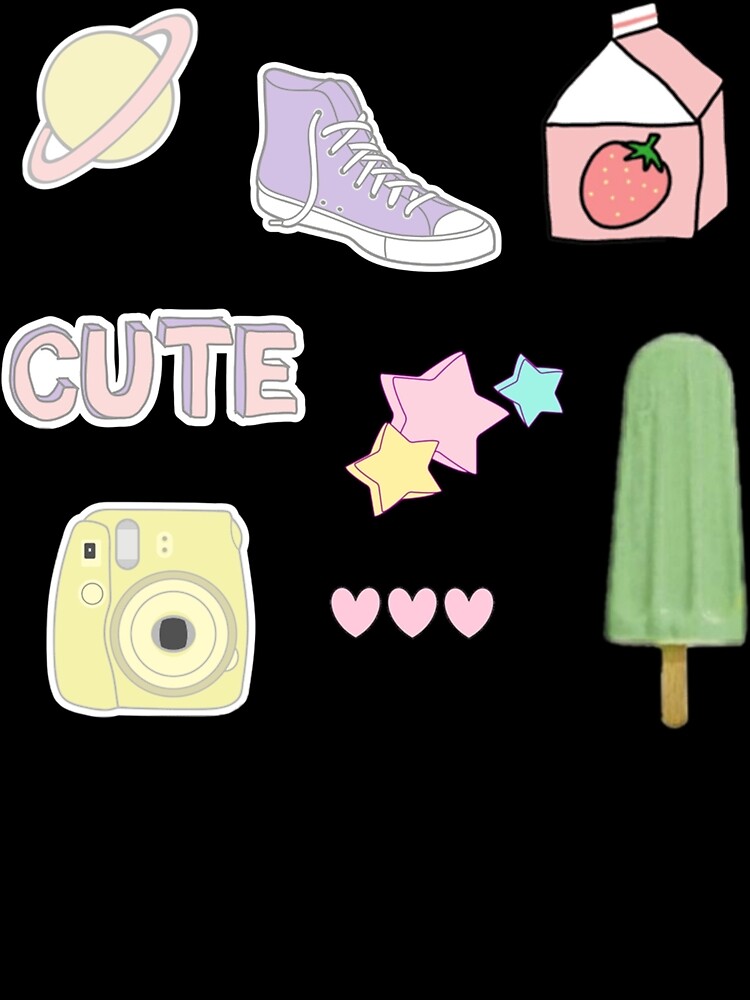 "Pastel Aesthetic Sticker Pack " Art Print for Sale by HelgaReinh ...