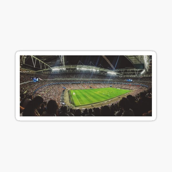 "Photo from at the top of football stadium" Sticker for Sale by ...