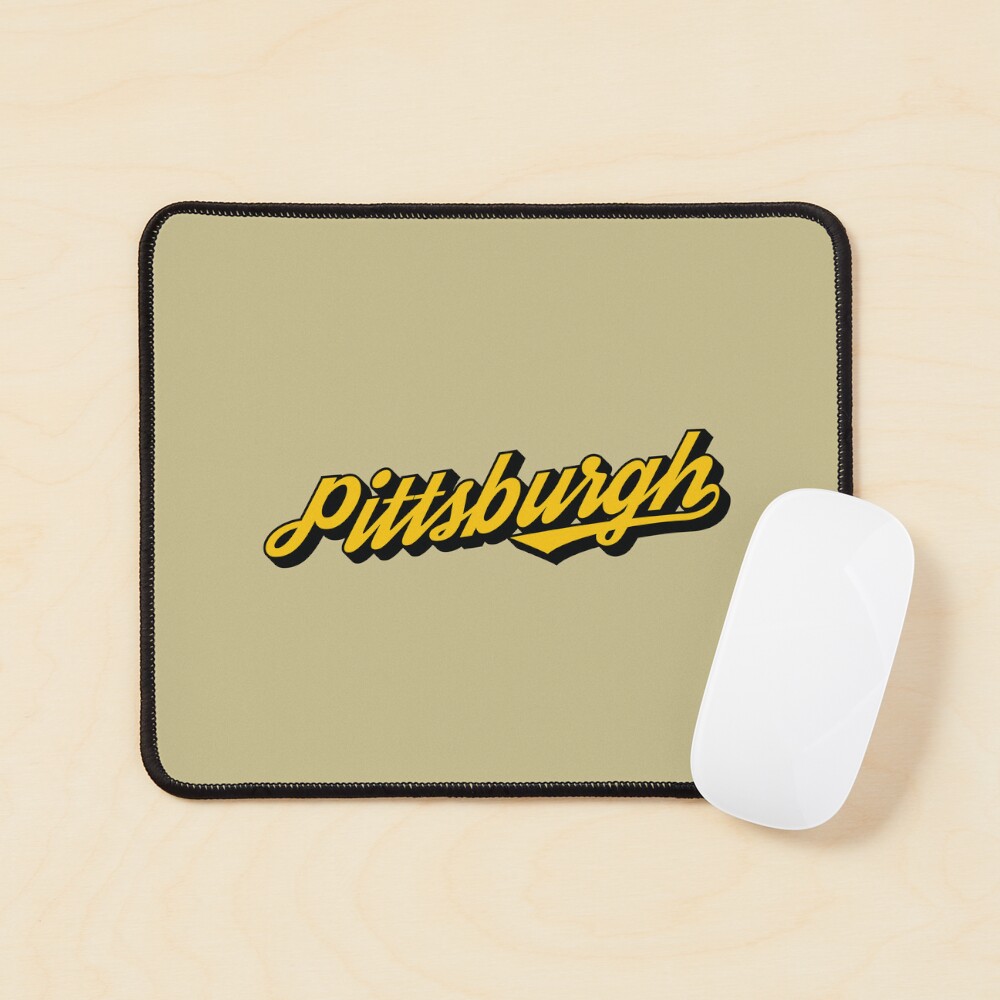 "Pittsburgh script" Sticker for Sale by Statim | Redbubble