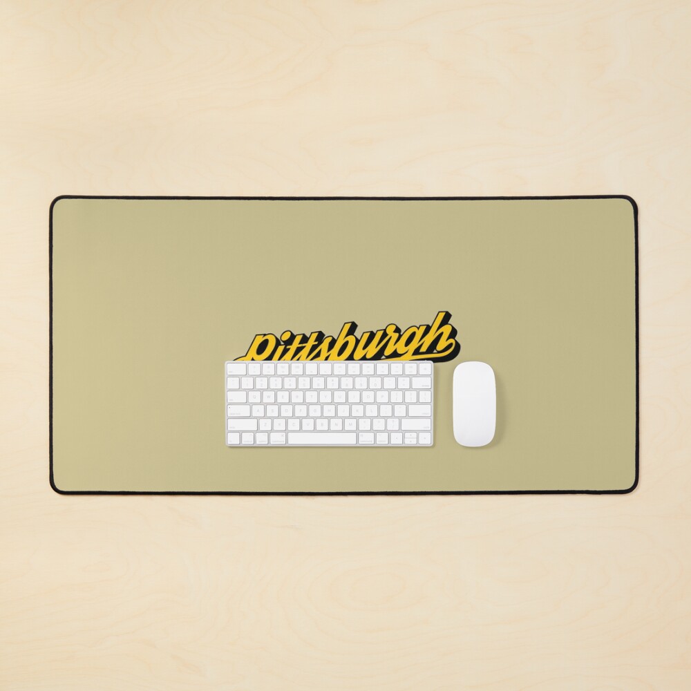 "Pittsburgh script" Sticker for Sale by Statim | Redbubble