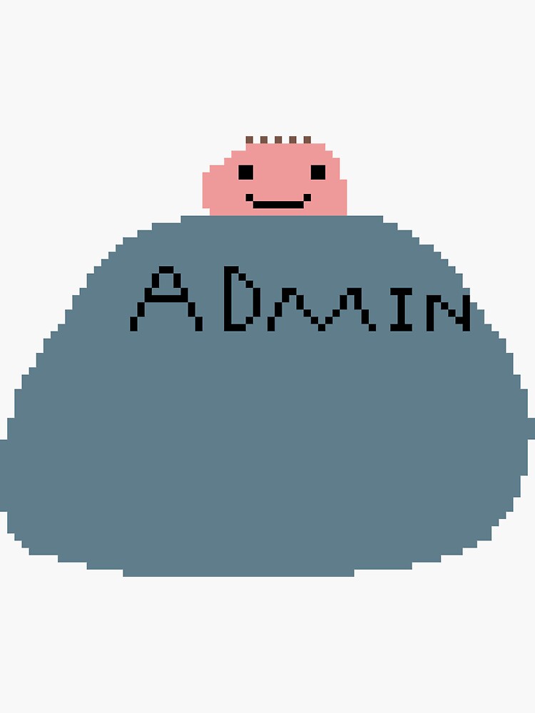 "Funny Design "Discord Admin"" Sticker for Sale by fireplace806 | Redbubble