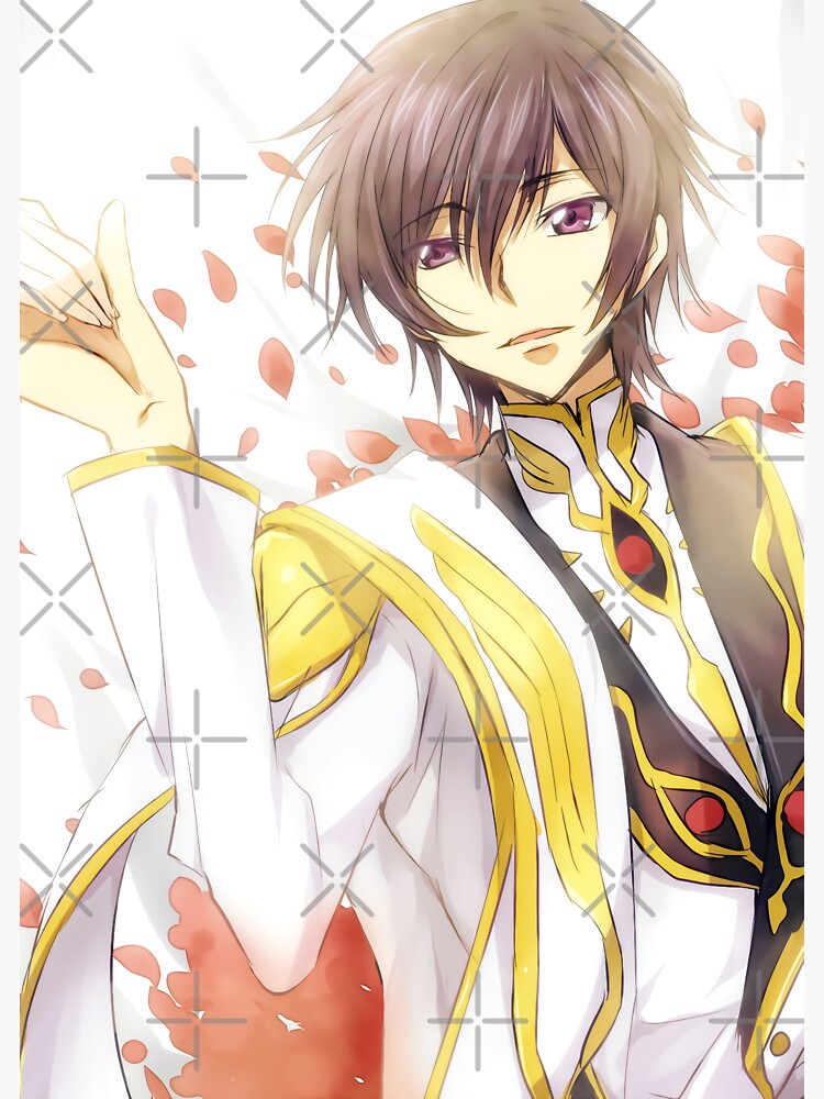 "Lelouch Lamperouge Code Geass Portrait Design" Sticker for Sale by Patrick23zx | Redbubble