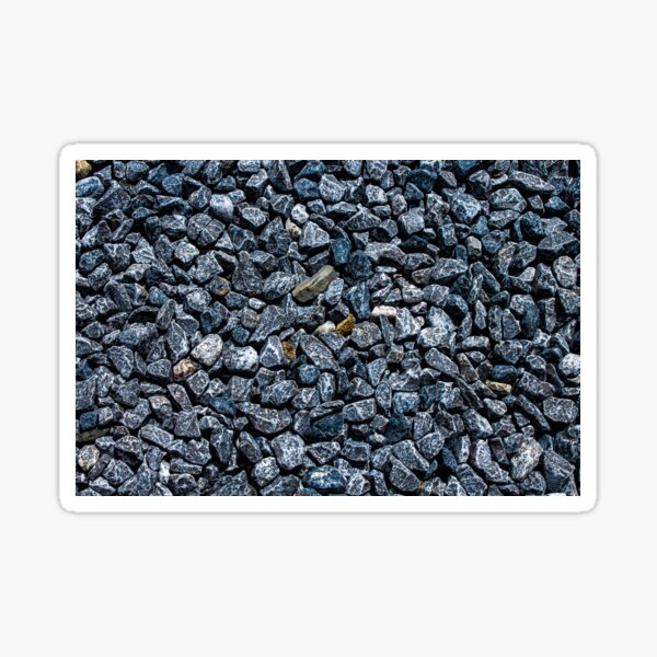 "Crushed Stone Background" Sticker for Sale by pestone53 | Redbubble