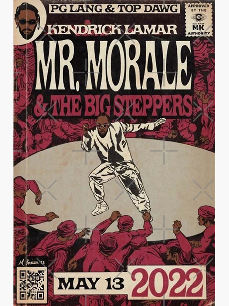 "Mr. Morale & The High Steppers - Comic-Kendrick Lamar" Sticker for ...