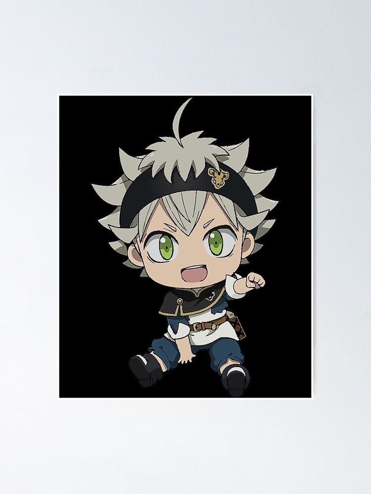 "Black Clover Asta CHIBI " Poster for Sale by marileacobson | Redbubble