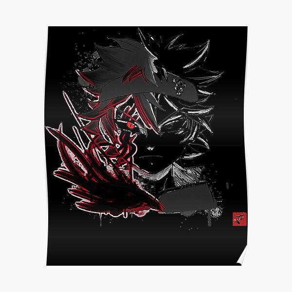 "Black Clover Asta Designs " Poster for Sale by marileacobson | Redbubble
