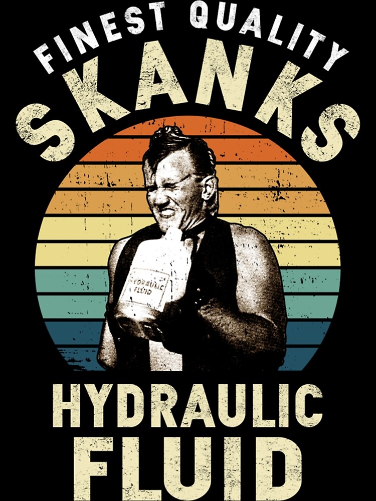 Póster «Camisa de fluido hidráulico de Skank y Gutterboy, camisetas de fluido hidráulico de ...