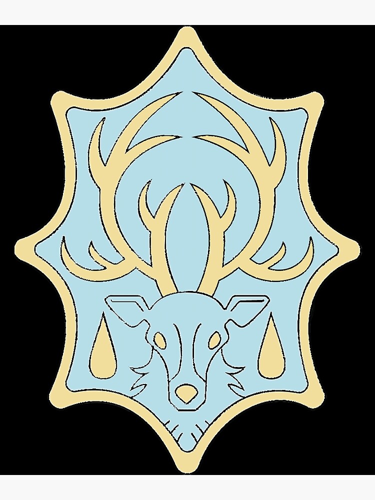 "black clover azure deer " Poster for Sale by marileacobson | Redbubble