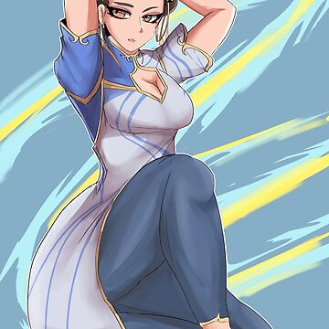 "Chun-Li (SF6) - Effect variant" Sticker for Sale by zenzlia | Redbubble
