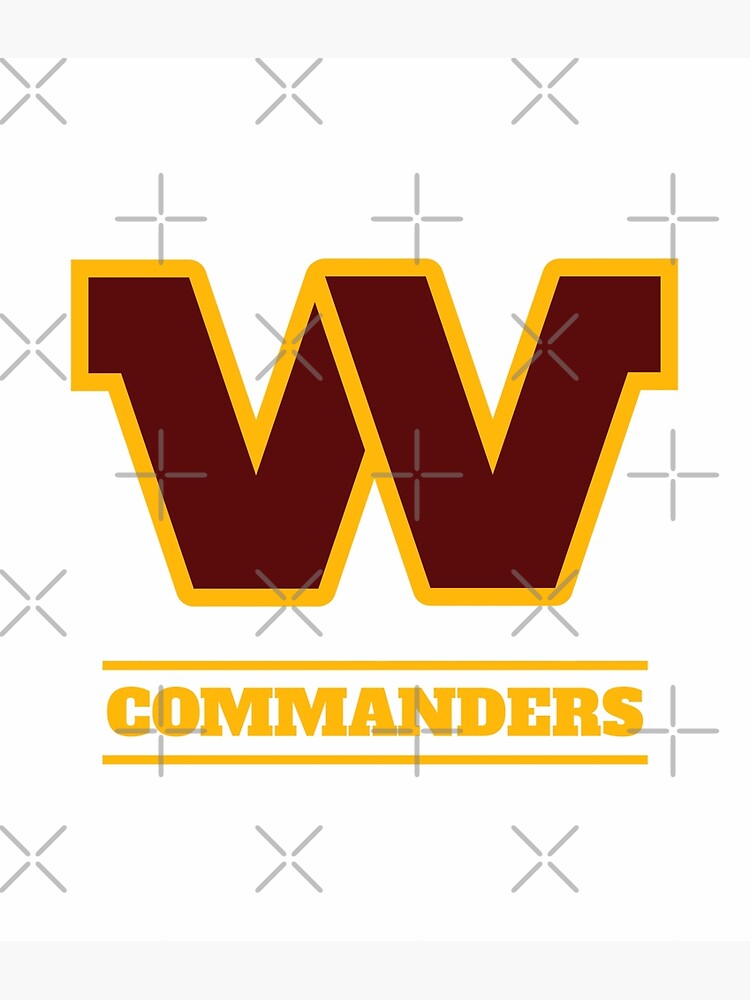"Washington Commanders Football Team " Poster for Sale by Skurtpur ...