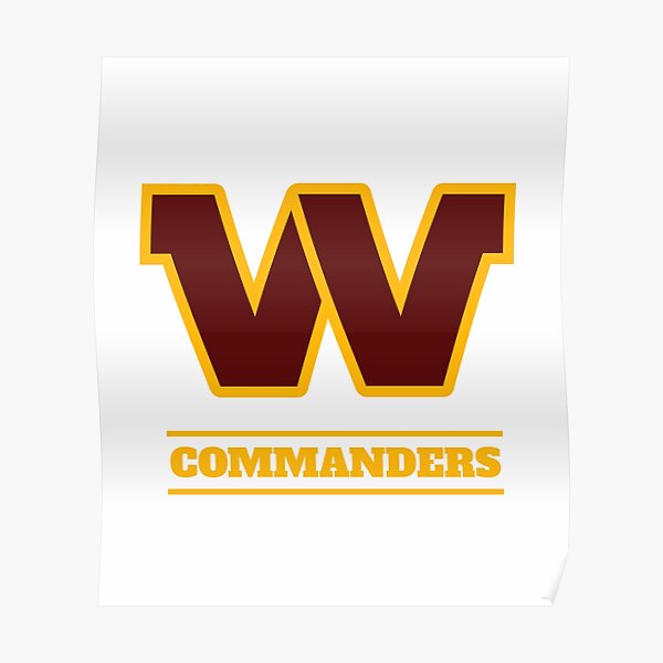 "Washington Commanders Football Team " Poster for Sale by Skurtpur ...
