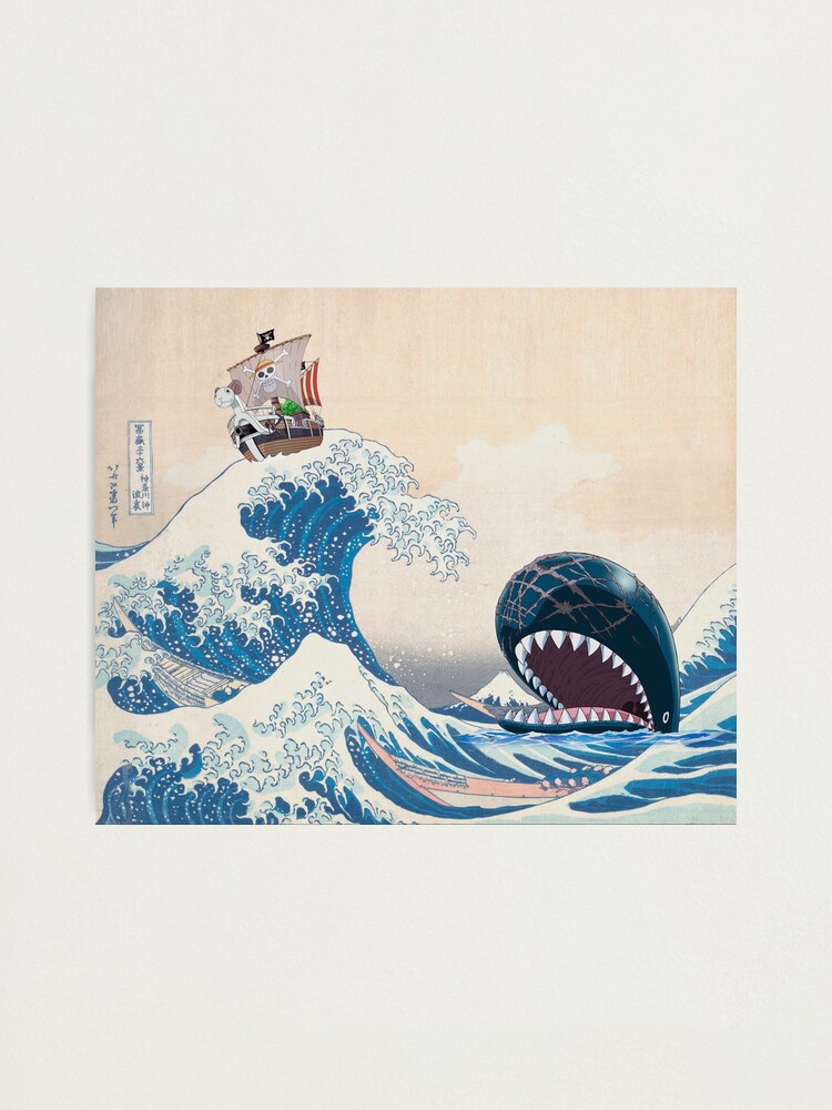 Lámina fotográfica «Fan art de One Piece Laboon y Going Merry Great ...