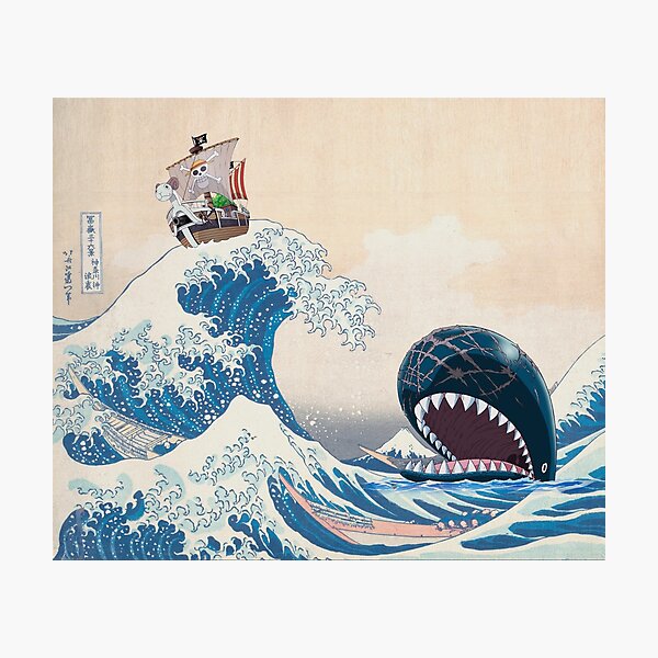 Lámina fotográfica «Fan art de One Piece Laboon y Going Merry Great ...